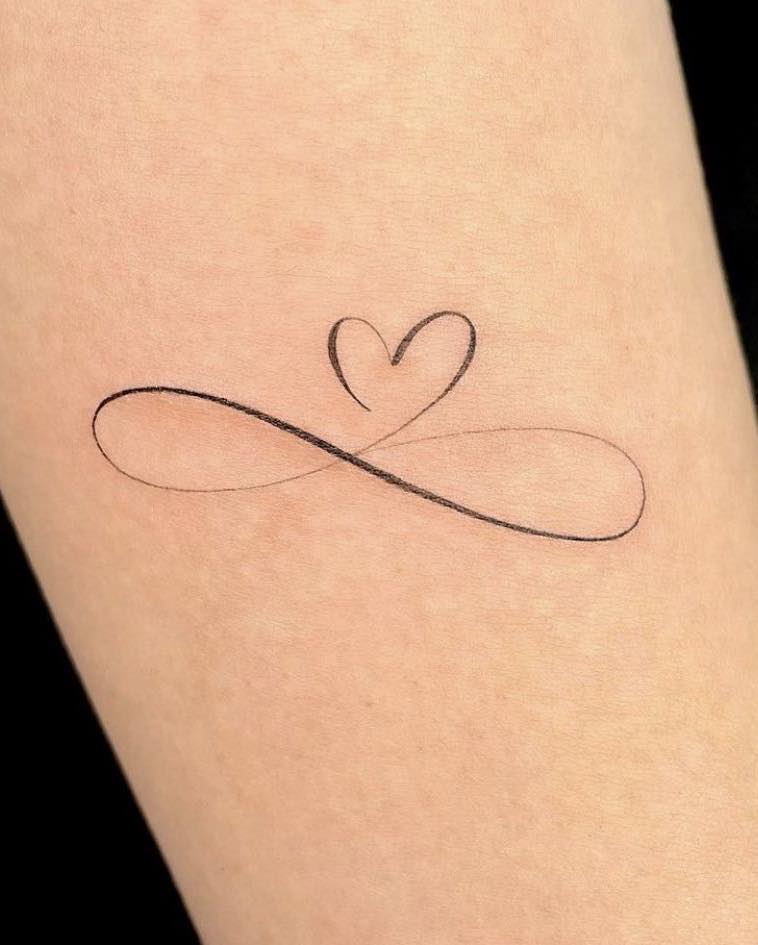 Infinity Heart Tattoos: 40+ Endless Love Designs - TattooBaz